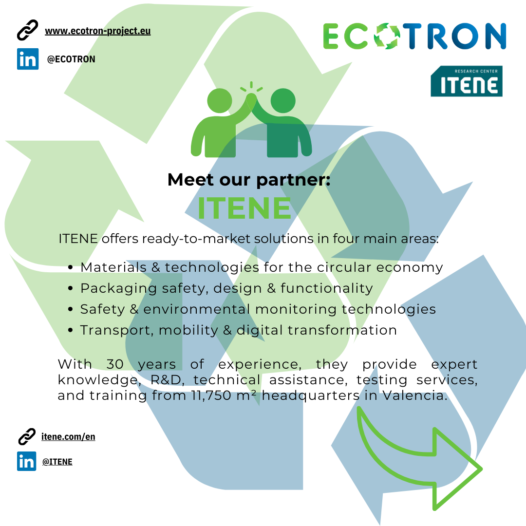 Meet our partner: ITENE - ECOTRON : ECOTRON